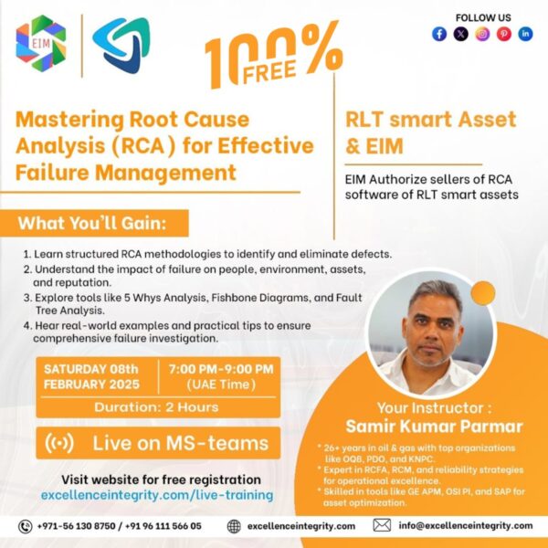 Live Training - Excellence Integrity Management