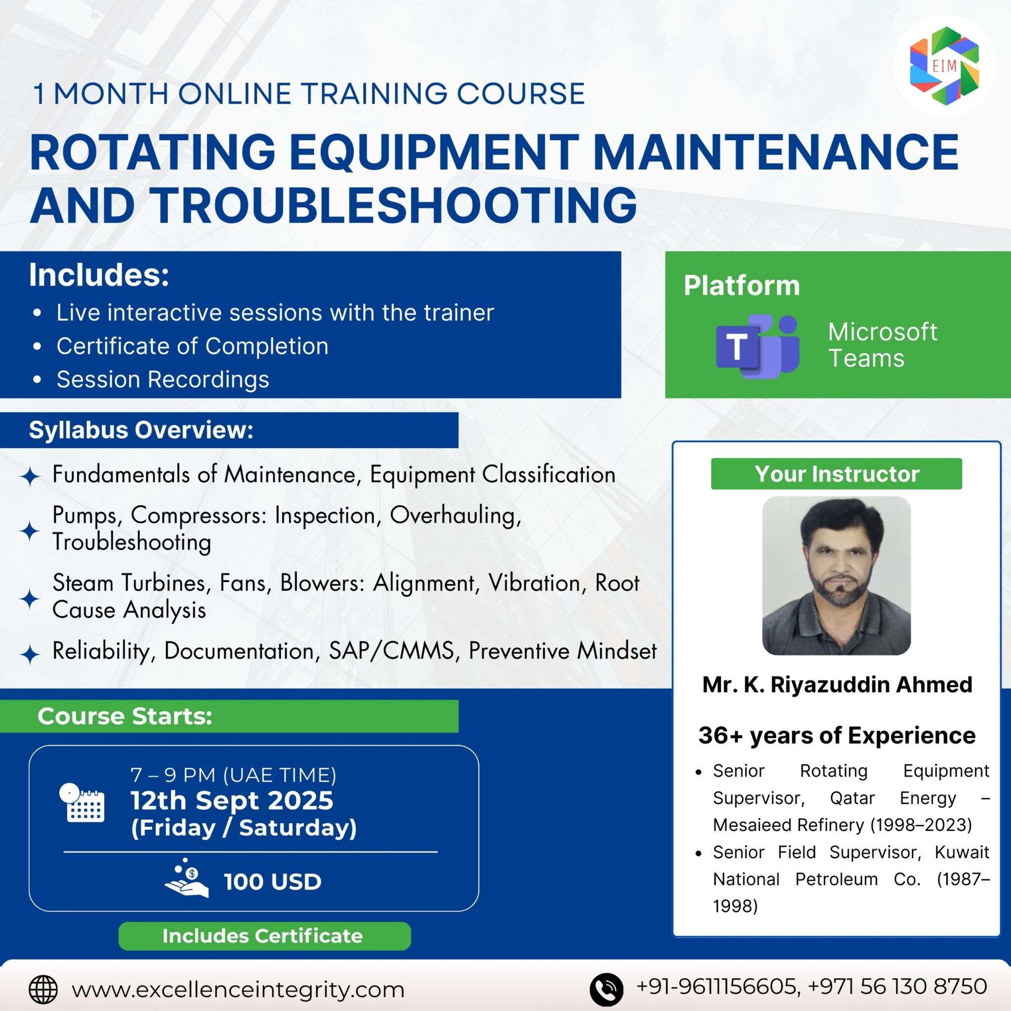 Rotating Equipment Maintenance in Oil & Gas: Ensuring Reliability ...